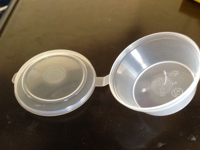 TCC035 - SAUCE CONTAINER + HINGED LID 35ML | Bluelink Packaging TCC035 - SAUCE CONTAINER + HINGED LID 35ML | Bluelink Packaging